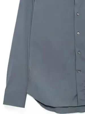 Canali Button-down Long-sleeve Shirt - Blue