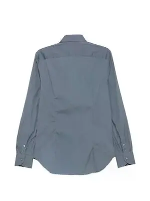 Canali Button-down Long-sleeve Shirt - Blue