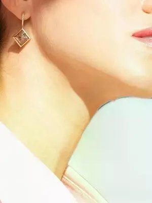 WITH LOVE Diamond Drop Earrings