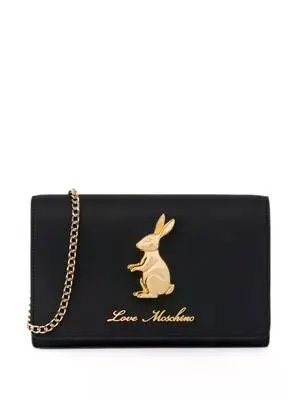 Moschino Rabbit-plaque Crossbody Bag