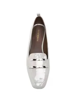 SERGIO MORETTI FIRENZE Metal Bar Detail Loafers