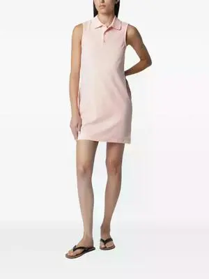 FLORE FLORE Lauren Sleeveless Organic Cotton Mini Polo Dress - Pink