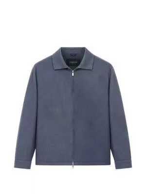 TOMBOLINI Zip-up Collared Jacket - Blue
