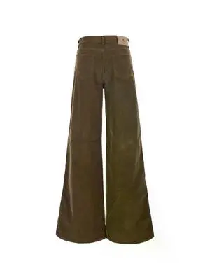 PT TORINO Corduroy Wide-leg Trousers