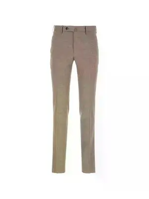 PT TORINO Pressed-crease Tailored Trousers - Neutrals