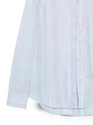 Canali Vertical-stripe Long-sleeve Shirt