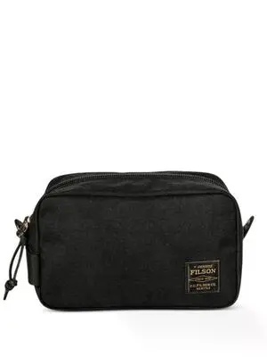 Filson Logo-patch Zip-around Pouch - Black