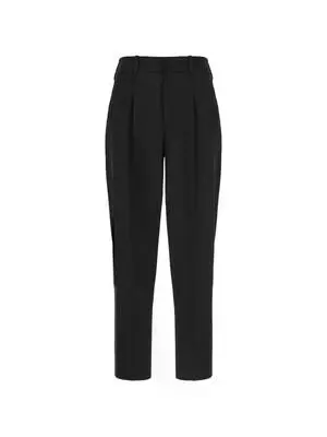 PT TORINO Pleated Elasticated Waist Trousers