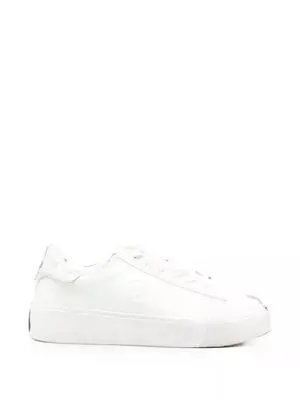 MEXX Logo-embossed Flatform Sneakers - White