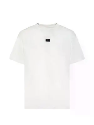 MAISON MARGIELA Logo-patch Cotton T-shirt - White