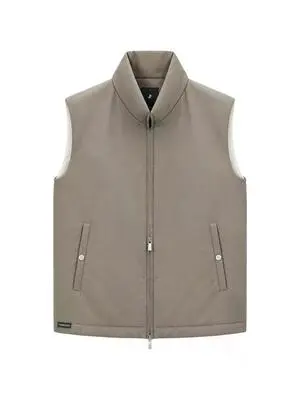 TOMBOLINI Logo-plaque Zip-up Gilet - Green