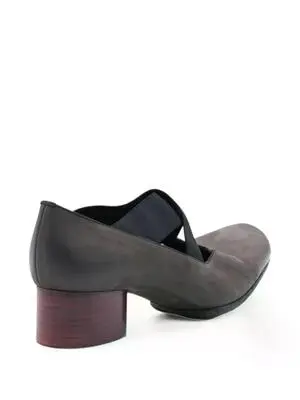UMA WANG Cross-strap Leather Pumps