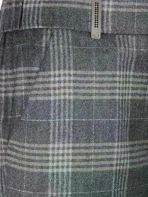 Peserico Check-pattern Tapered Trousers
