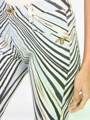 Roberto Cavalli Zebra-print Flared Trousers