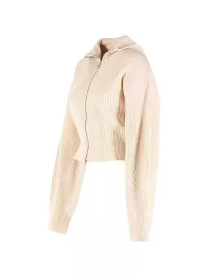 Sportmax Ribbed-knit Hooded Cardigan