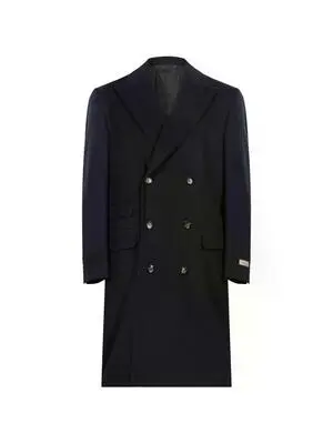 Canali Double-breasted Peak-lapel Coat
