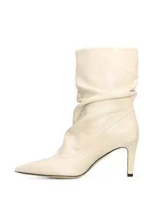 THE SELLER Slouchy Pointed-toe Ankle Boots