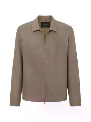 TOMBOLINI Zip-up Collared Jacket - Brown