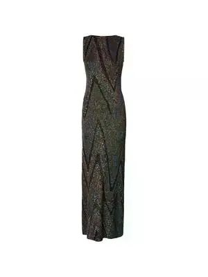 Missoni Sequin-embellished Zigzag-knit Gown
