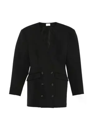 Andamane The Attico Alexis Double-breasted Blazer - Black