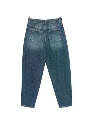 Liu Jo Embellished-button Tapered Jeans