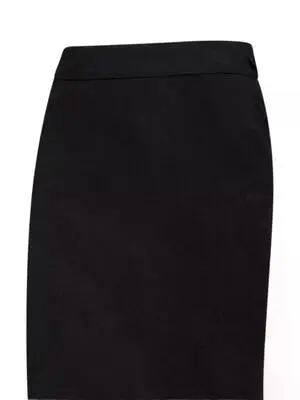Co Ribbed Elasticated-waistband Midi Skirt