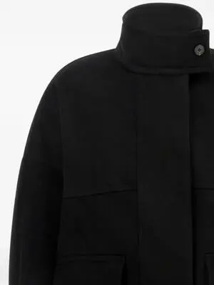 Alberto Biani Loro Piana Wool Bomber Jacket - Black