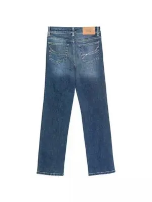 Liu Jo Slim Ankle Jeans With Embellished Pockets