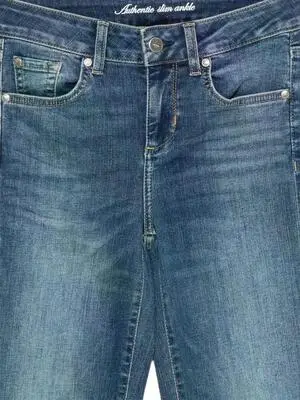 Liu Jo Slim Ankle Jeans With Embellished Pockets