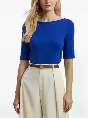 Ralph Lauren Boat-neck T-shirt - Blue