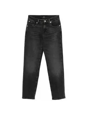 7 For All Mankind Faded Effect Cropped Jeans