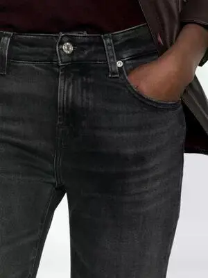 7 For All Mankind Faded Effect Cropped Jeans