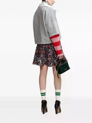 Essentiel Antwerp Layered Sleeve Polo-collar Sweatshirt