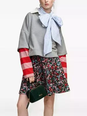 Essentiel Antwerp Layered Sleeve Polo-collar Sweatshirt