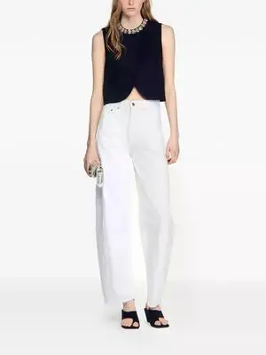 Sandro Embellished Wool Blazer