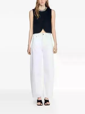 Sandro Embellished Wool Blazer