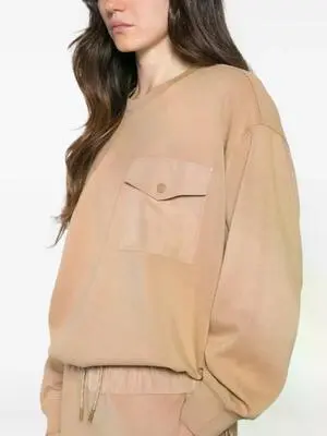 TWINSET Flap-pocket Drop-shoulder Sweatshirt