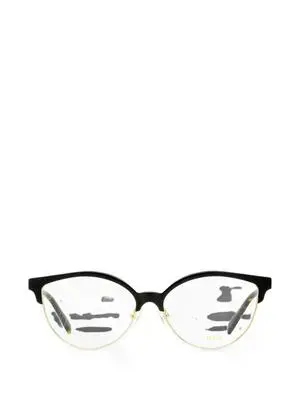 Emilio Pucci Browline Glasses - Black