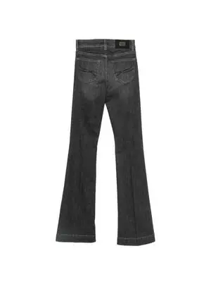Liu Jo Faded Flared-leg Jeans - Grey