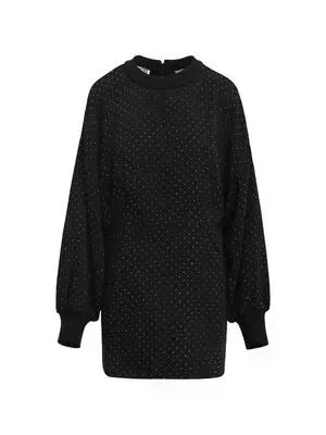 Essentiel Antwerp Kathleen Rhinestone-embellished Mini Dress - Black