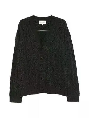 Eric Bompard Cable-knit Cardigan - Grey