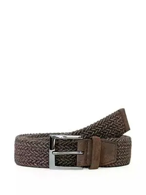 Orciani Woven Wool Belt - Brown