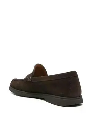 BOSS Suede Slip-on Loafers