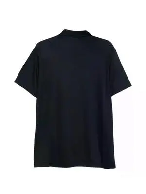 Giorgio Armani Logo-embroidered Polo Shirt - Blue