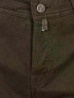 Kiton Logo-patch Straight-leg Jeans