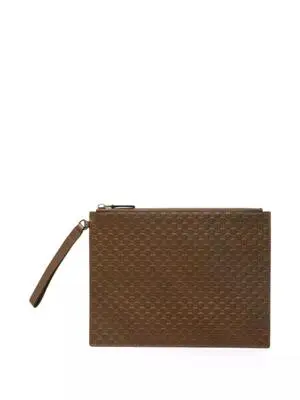 Gucci Microssima Clutch Bag - Brown