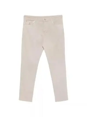 Brunello Cucinelli Five-pocket Straight-leg Jeans - Neutrals