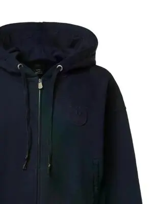 Pinko Logo-embroidered Zip-up Hoodie