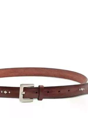 Orciani Stud-embellished Leather Belt