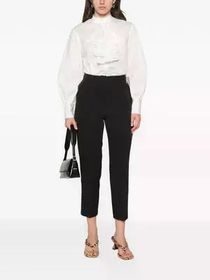 TWINSET Pleated-detail Cropped Trousers